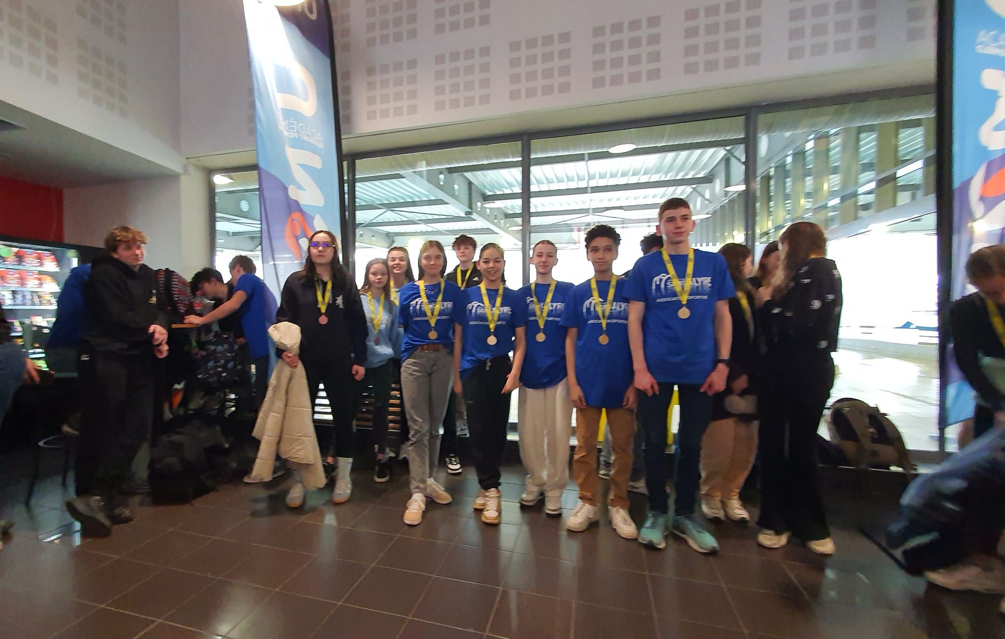 2 podiums et un titre de champion académique en natation UNSS | Saint-Alyre